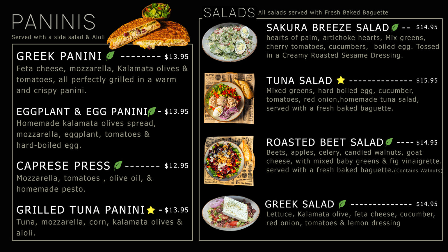 Our Menu – POLINA CAFE - breakfast, lunch and dinner. Woodland Hills ...